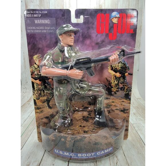 Gi Joe | Toys | Vintage Hasbro 2 Gi Joe Usmc Boot Camp Fully Posable ...